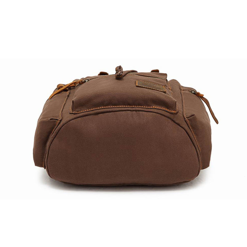 High Capacity Vintage Canvas Laptop Backpack — Pesann.com