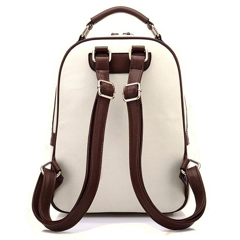 Leather Backpack, Japanese Style Vintage Faux Leather Travel Backpack ...